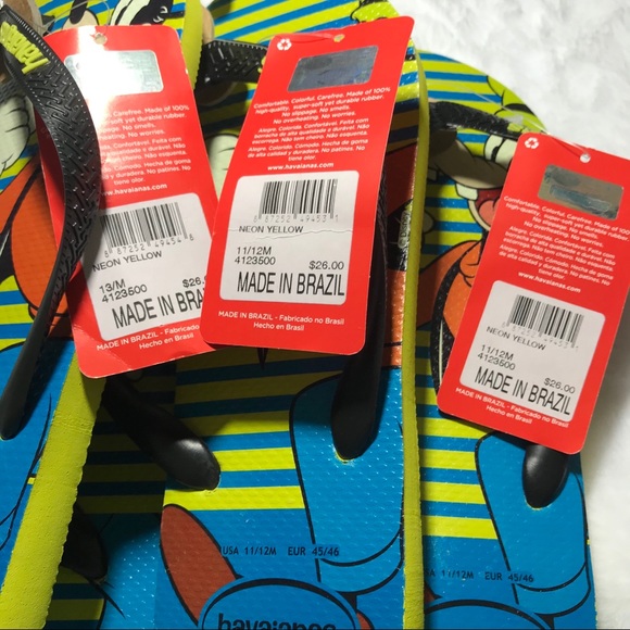 Havaianas | Shoes | Nwt Goofy Disney Mickey Flip Flops Blue Orange 2 ...